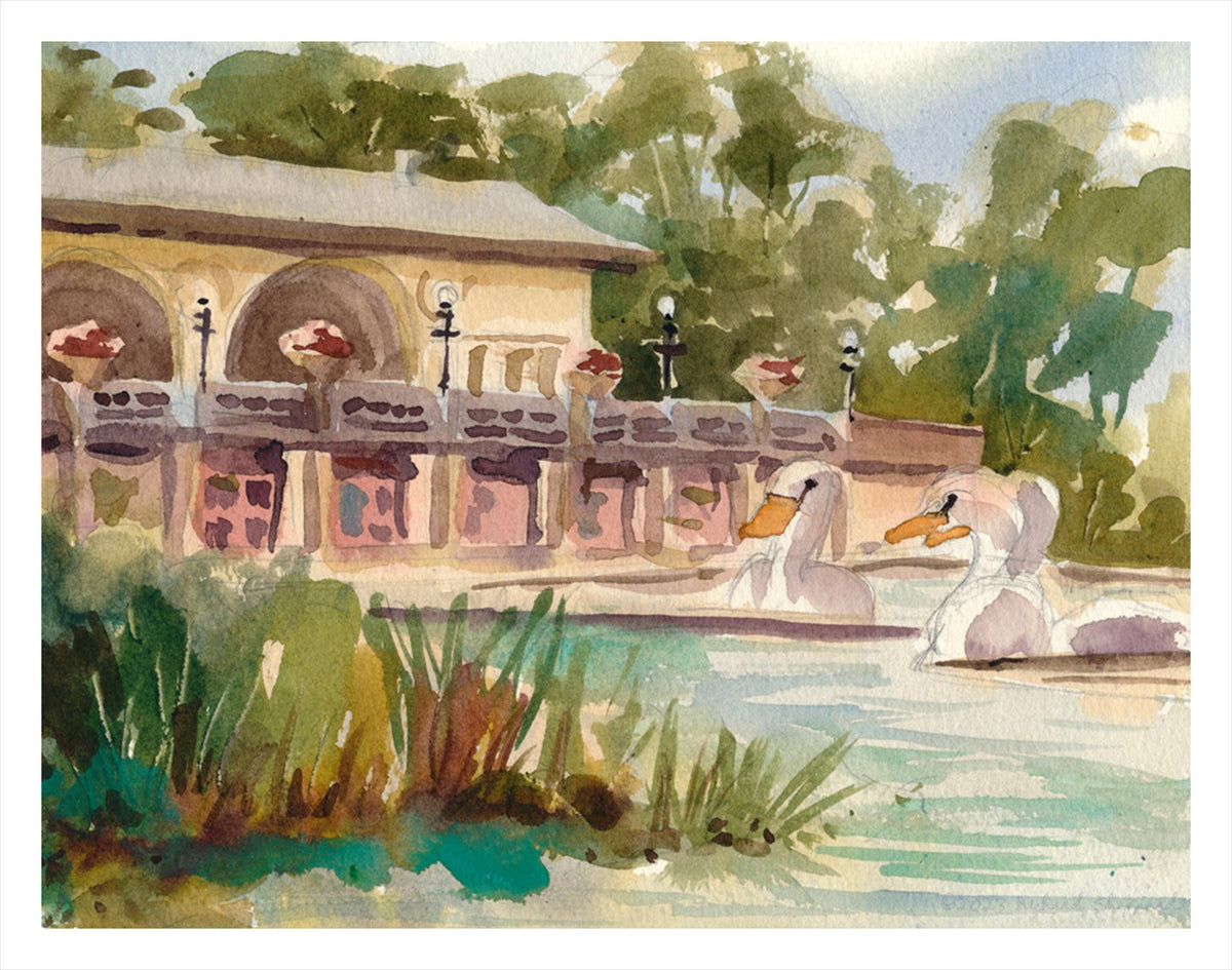 Richard Sheppard – Humboldt Park Boat House – The Palette and Chisel ...